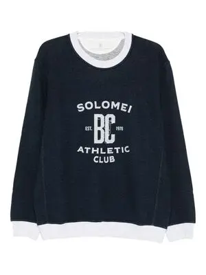 Brunello Cucinelli Logo Cotton Sweatshirt