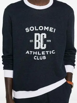 Brunello Cucinelli Logo Cotton Sweatshirt
