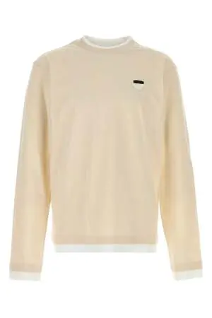Prada Sand Cotton T-shirt - Brown