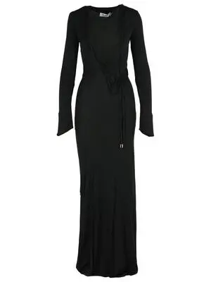 Attico Viscose Dress - Black