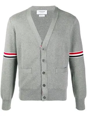 Thom Browne Rwb Cotton Cardigan - Multicolor