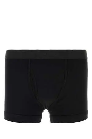 TOM FORD Stretch Cotton Boxer - Black