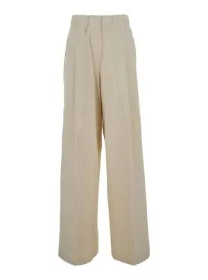 Dries Van Noten Striped Cotton Pants - Multicolor