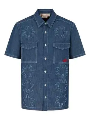 Marni Pocketed Shirt - Blue