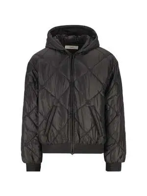 Celine Quilted Nylon Bomber Jacket - Multicolor