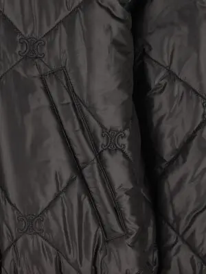Celine Quilted Nylon Bomber Jacket