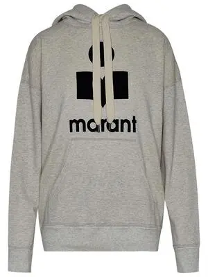 Isabel Marant Étoile Cotton Blend Mansel Sweatshirt - Gray
