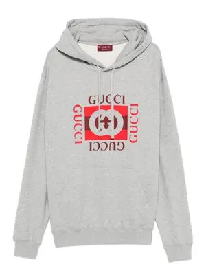 Gucci Logo Cotton Hoodie - Multicolor