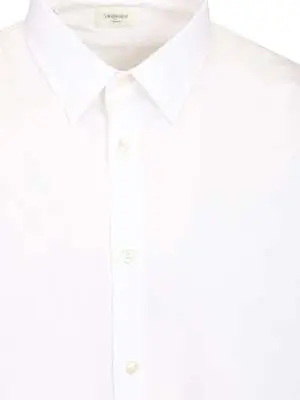 Saint Laurent Cassandre Shirt In Stretch Cotton Poplin