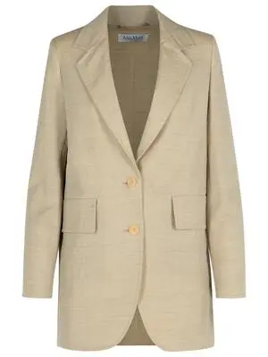 Max Mara Acacia Virgin Wool Jacket - Cream