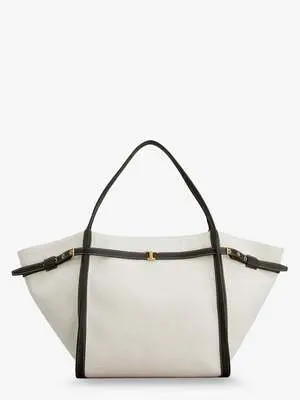 TOD'S Tim Canvas And Leather Shopping Bag - Multicolor