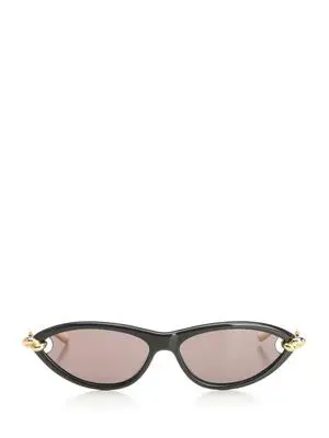 Bottega Veneta Cat Eye Sunglasses - Black