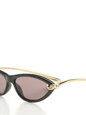 Bottega Veneta Cat Eye Sunglasses - Black