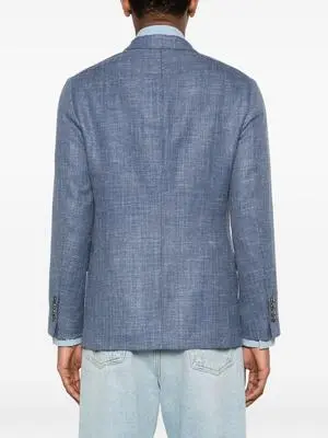 Brunello Cucinelli Wool Blend Single-breasted Jacket - Multicolor