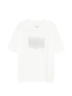 MAISON MARGIELA Logo Cotton T-shirt - Multicolor