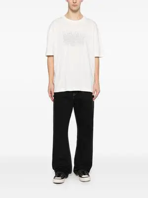 MAISON MARGIELA Logo Cotton T-shirt - Multicolor
