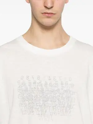 MAISON MARGIELA Logo Cotton T-shirt - Multicolor