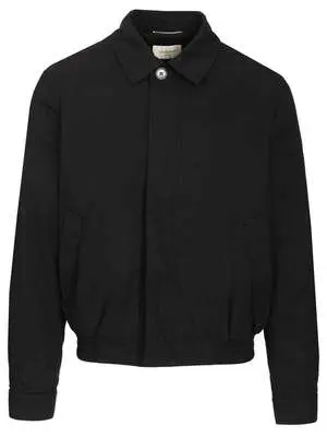Saint Laurent Cassandre Short Jacket - Black