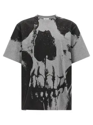Alexander McQueen Skull' T-shirt - Gray