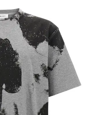 Alexander McQueen Skull' T-shirt - Gray