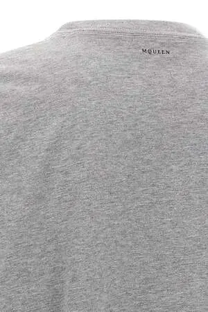 Alexander McQueen Skull' T-shirt - Gray