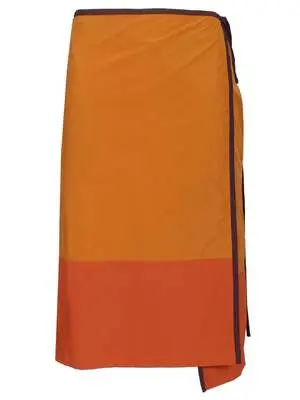 Saint Laurent Nylon Pencil Skirt - Multicolor
