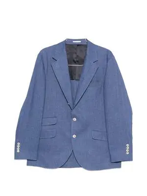 Brunello Cucinelli Linen Single-breasted Suit - Multicolor