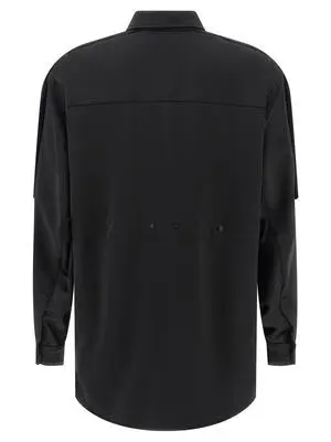 Moncler X Edward Enninful Satin Shirt - Black