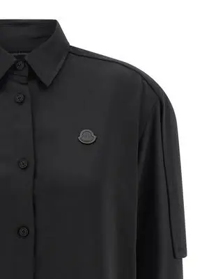 Moncler X Edward Enninful Satin Shirt - Black
