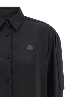 Moncler X Edward Enninful Satin Shirt - Black