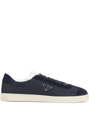Prada Lane Suede Leather Sneakers