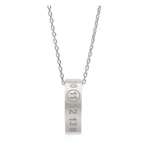 MAISON MARGIELA Numeric Necklace - Silver