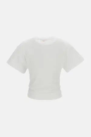 Rabanne Pierced Cropped T-shirt - Multicolor