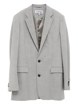 Loewe Wool Single-breasted Jacket - Multicolor
