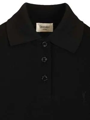 Saint Laurent Polo Dress - Black