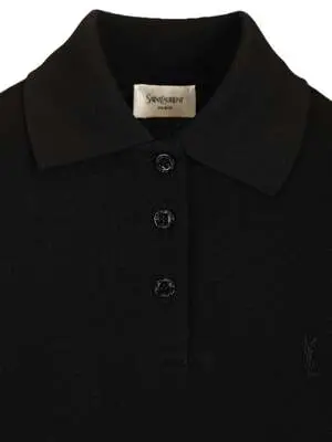 Saint Laurent Polo Dress - Black