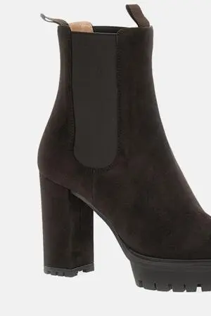 GIANVITO ROSSI Barry Bootie Camoscio - Multicolor