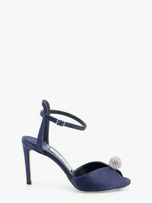 JIMMY CHOO JIMMY CHOO Sacora Satin Sandals With Crystal Detail Multicolor