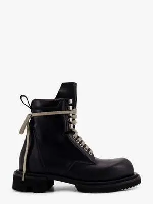 Rick Owens Leather Boots - Black