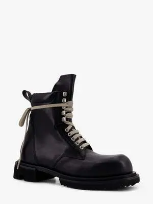 Rick Owens Leather Boots - Black
