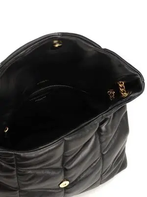 Saint Laurent Loulou Puffer Medium Bag - Black