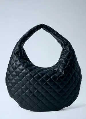 Saint Laurent Icare Hobo Shoulder Bag - Black