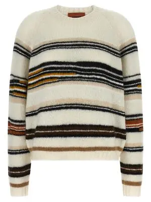 Missoni Stripes Intarsia Sweater - White