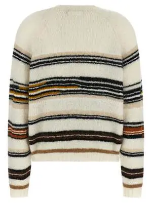 Missoni Striped Intarsia Sweater - White