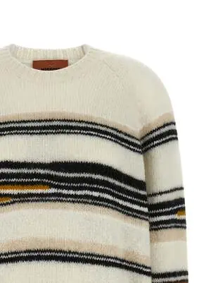 Missoni Striped Intarsia Sweater - White