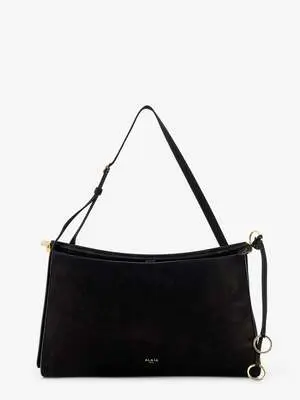 Alaïa Le Click Pocket 35 Nabuk Shoulder Bag - Multicolor