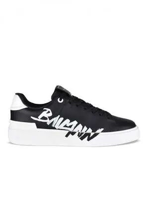 Balmain B-court Sneakers - Black
