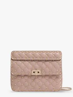 Valentino Garavani Rockstud Spike Leather Crossbody Bag With Iconic All-over Studs - Multicolor