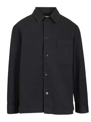 Saint Laurent Cassandre Overshirt - Blue
