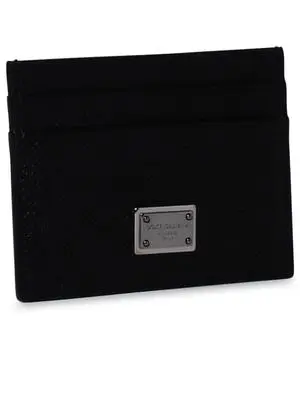 Dolce & Gabbana Leather Dauphine Card Holder
